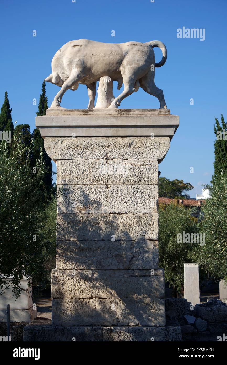 Ancient greek tombstone hi-res stock photography and images - Alamy