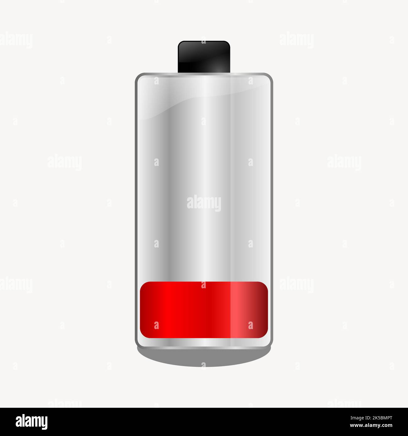 Low battery collage element illustration vector Stock Vector Image ...