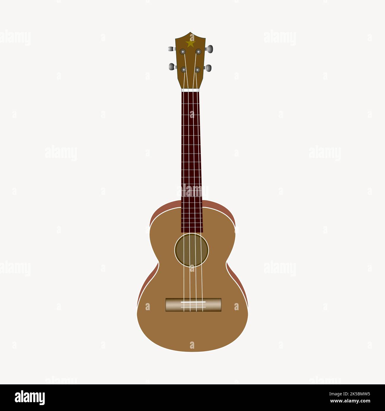 Ukulele collage element illustration vector Stock Vector Image & Art ...