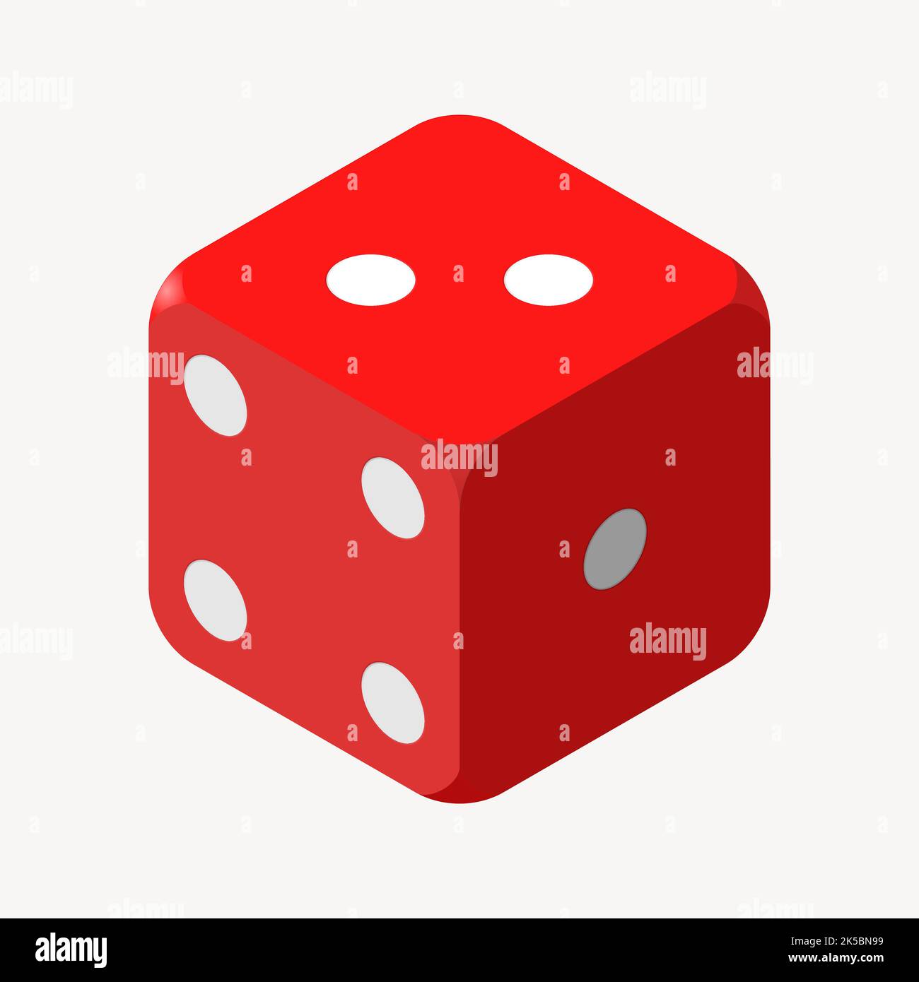 Red dice collage element illustration vector Stock Vector Image & Art ...