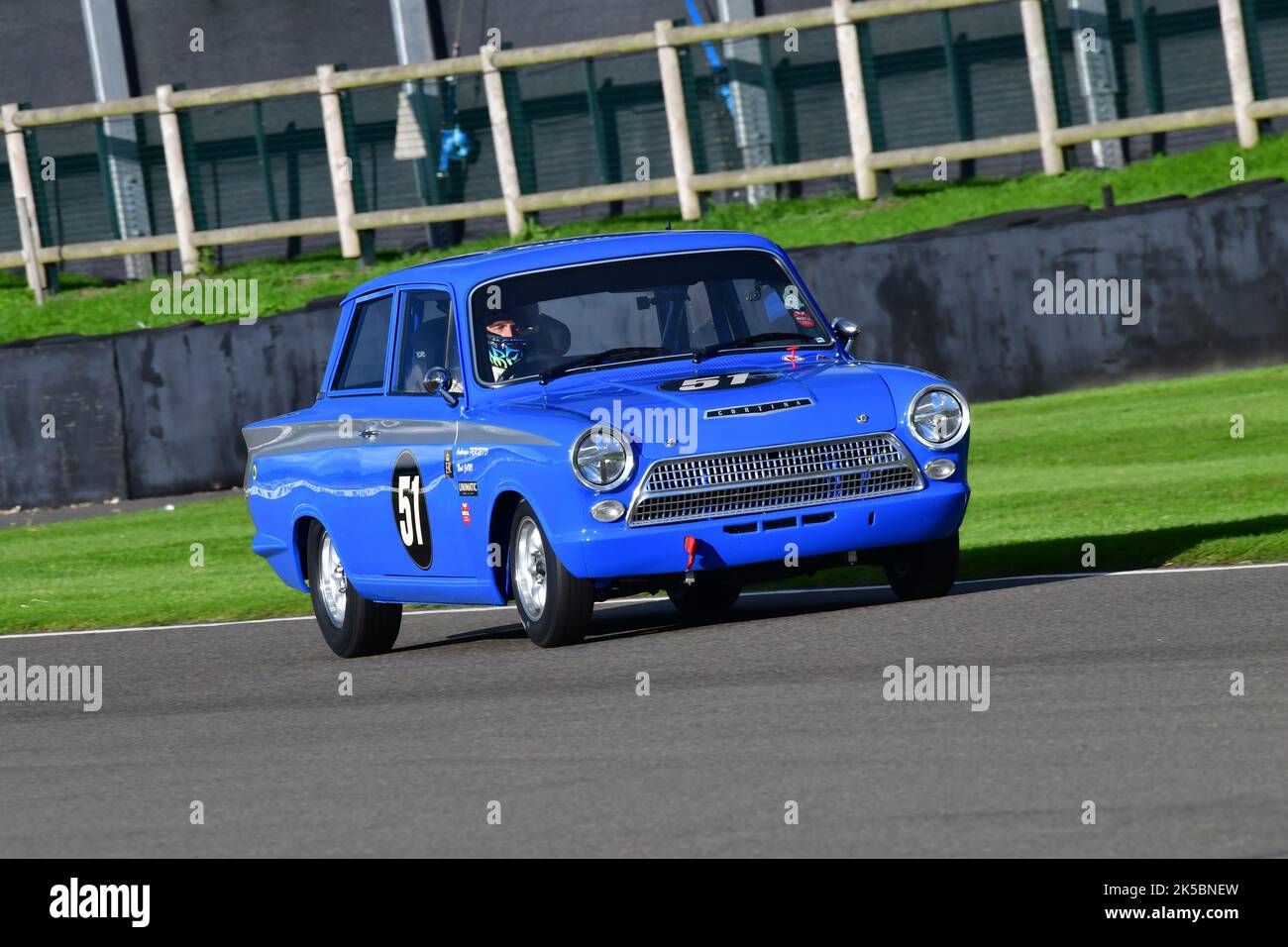 Neel Jani, Ambrogio Perfetti, Ford Lotus Cortina, St Mary’s Trophy Race ...