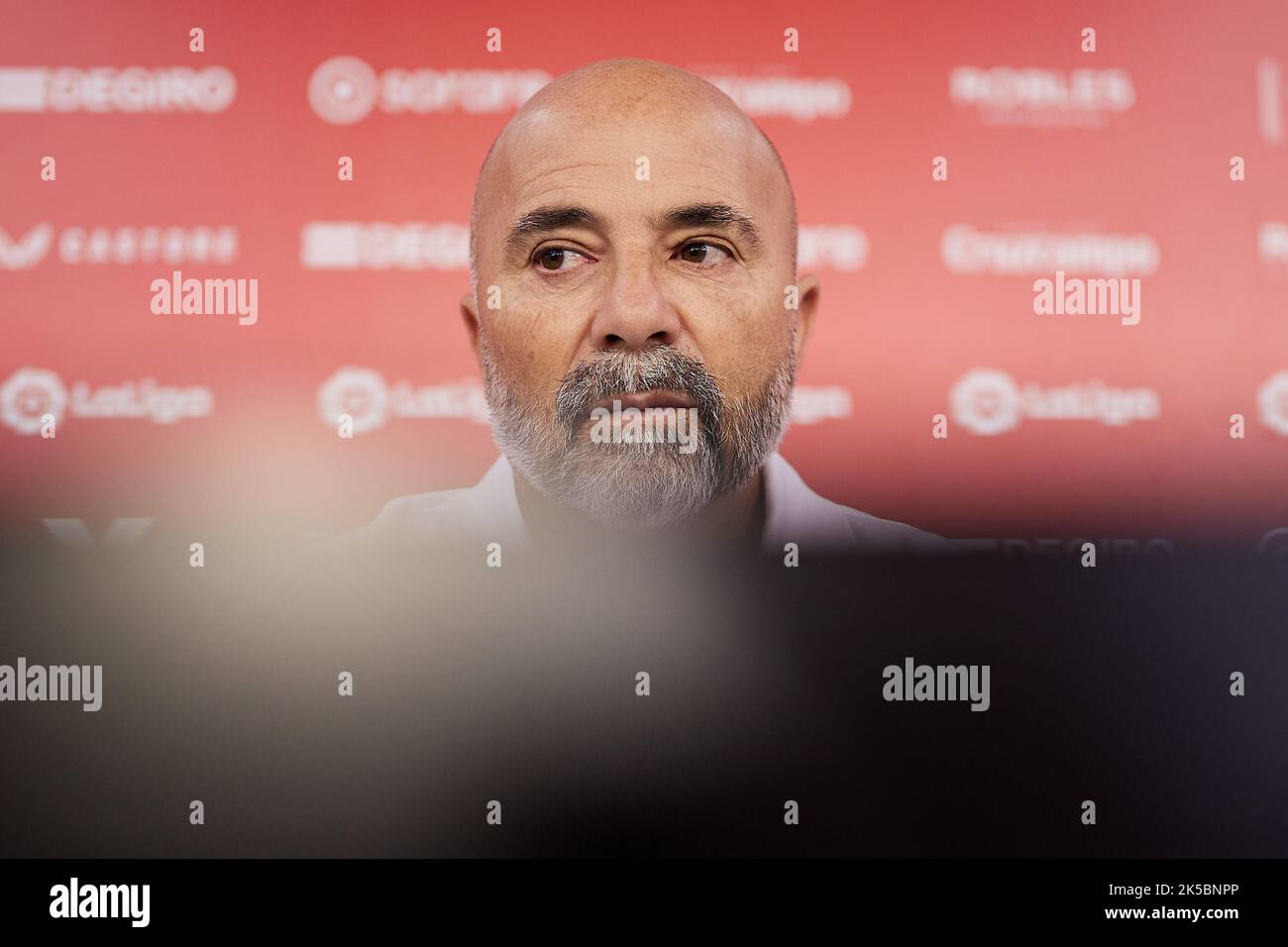 Seville, Spain. 07th Oct, 2022. The Argentine football coach Jorge ...