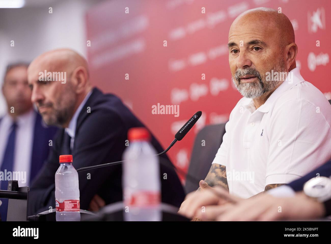 Seville, Spain. 07th Oct, 2022. The Argentine football coach Jorge ...