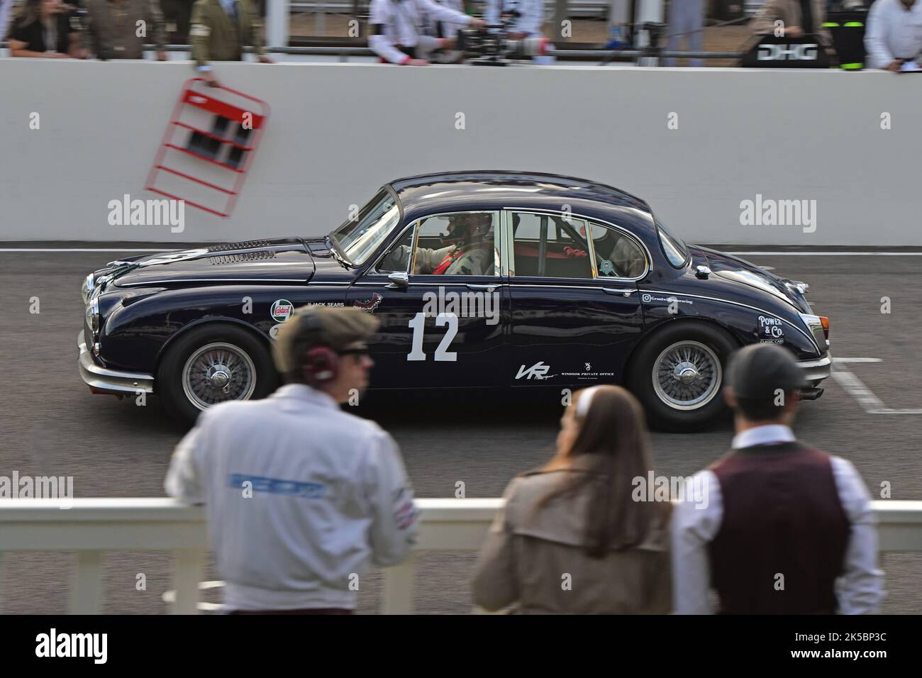 David Brabham, Anthony Williams, Jaguar Mk2, St Mary’s Trophy Race, two ...