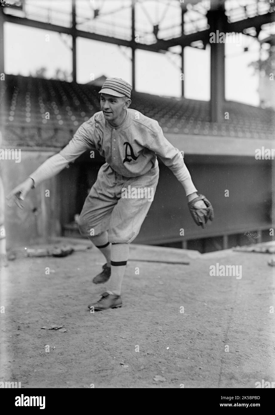 Bob Shawkey, Philadelphia American League (Baseball), 1913 Stock Photo ...