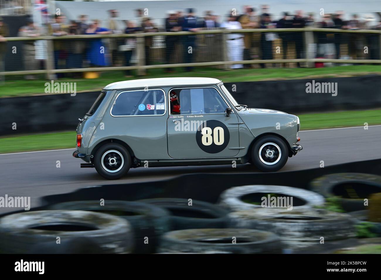 Alex Brundle, Bill Sollis, Morris Mini Cooper S, St Mary’s Trophy Race ...