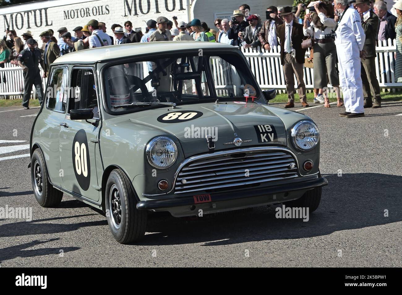 Alex Brundle, Bill Sollis, Morris Mini Cooper S, St Mary’s Trophy Race ...
