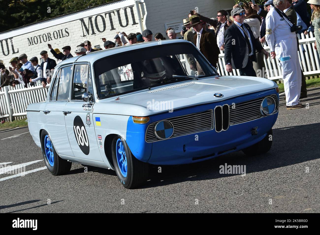 Emanuele Pirro, Tom Sharp, BMW 1800 TiSA, St Mary’s Trophy Race, two ...