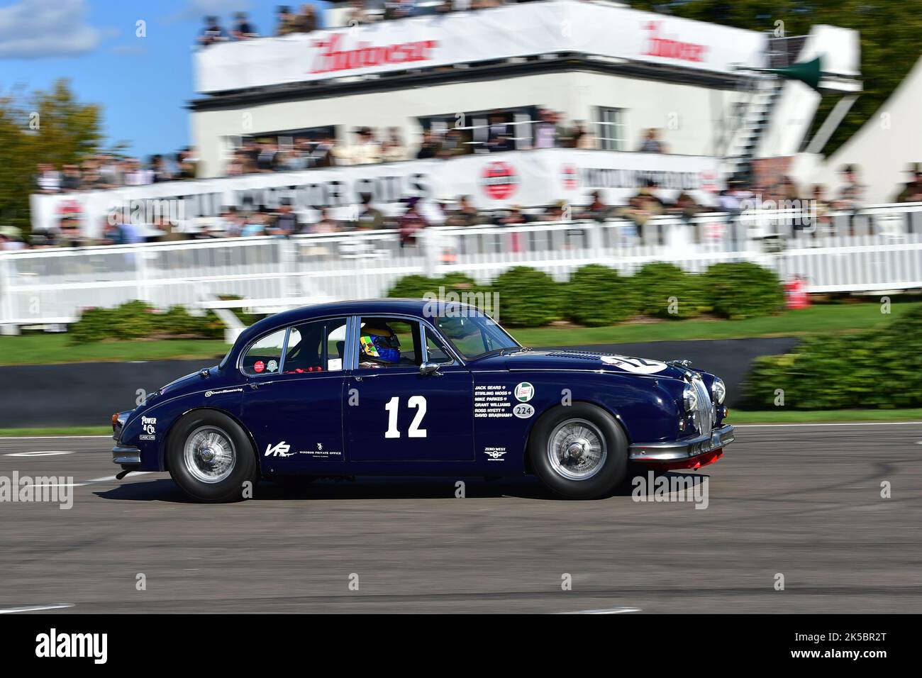 David Brabham, Anthony Williams, Jaguar Mk2, St Mary’s Trophy Race, two ...