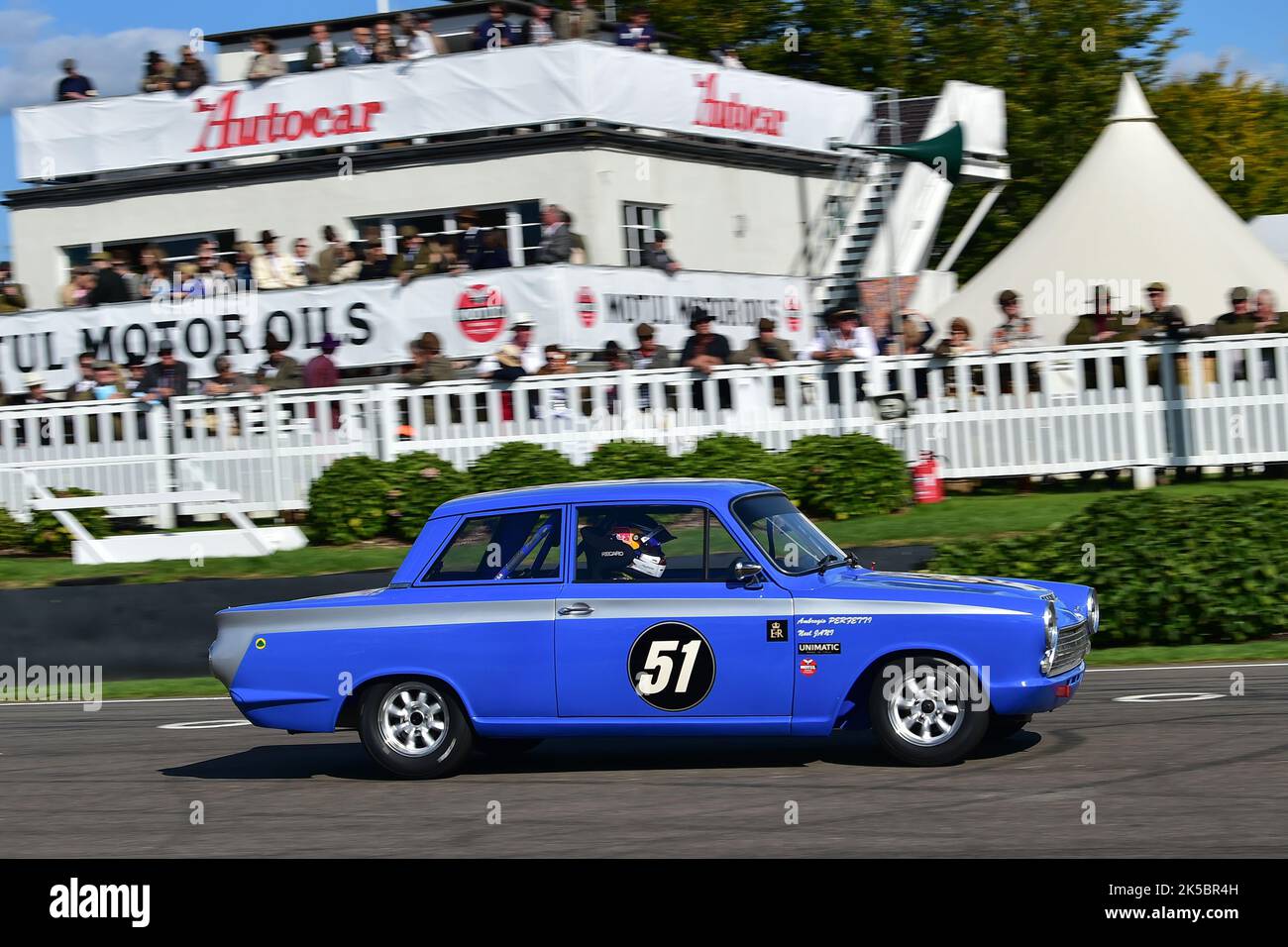 Neel Jani, Ambrogio Perfetti, Ford Lotus Cortina, St Mary’s Trophy Race ...