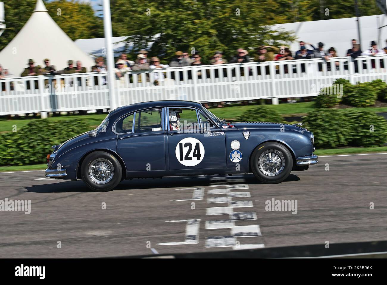 Richard Attwood, Nigel Webb, Jaguar Mk2, St Mary’s Trophy Race, two ...