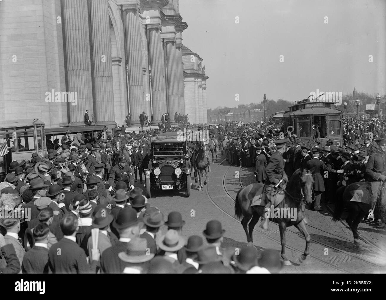 British Commission To U.S - Arrival At Union Station; General Views ...