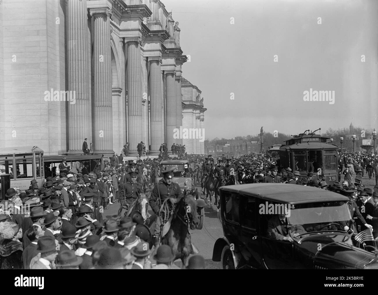 British Commission To U.S - Arrival At Union Station; General Views ...