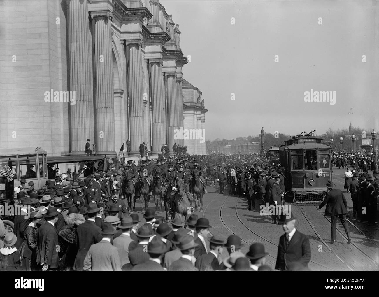 British Commission To U.S - Arrival At Union Station; General Views ...
