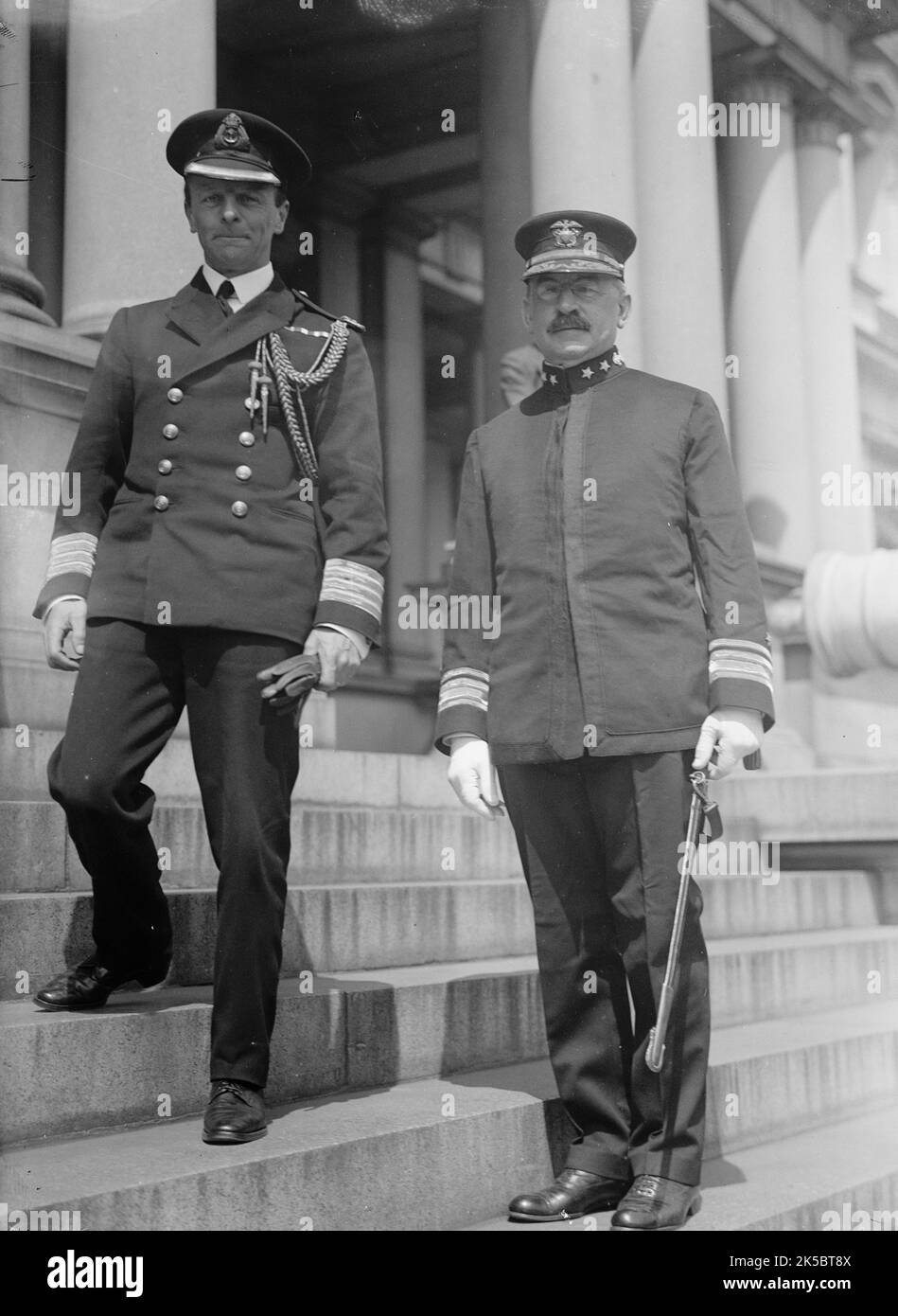 British Commission To U.S. - Gen. V.A. Lawford, Left, And Admiral ...