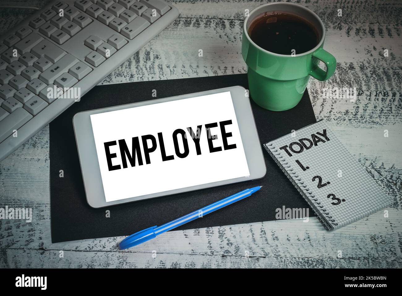 Text showing inspiration Employee, Concept meaning a person working for ... Text showing inspiration Employee, Concept meaning a person working for ...
