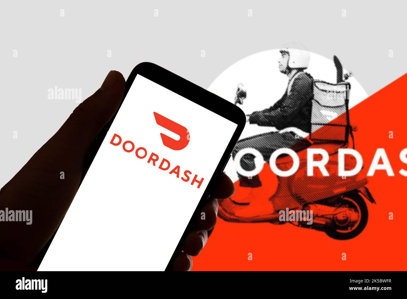 Spain. 04th Nov, 2021. In this photo illustration the logo of the food ...