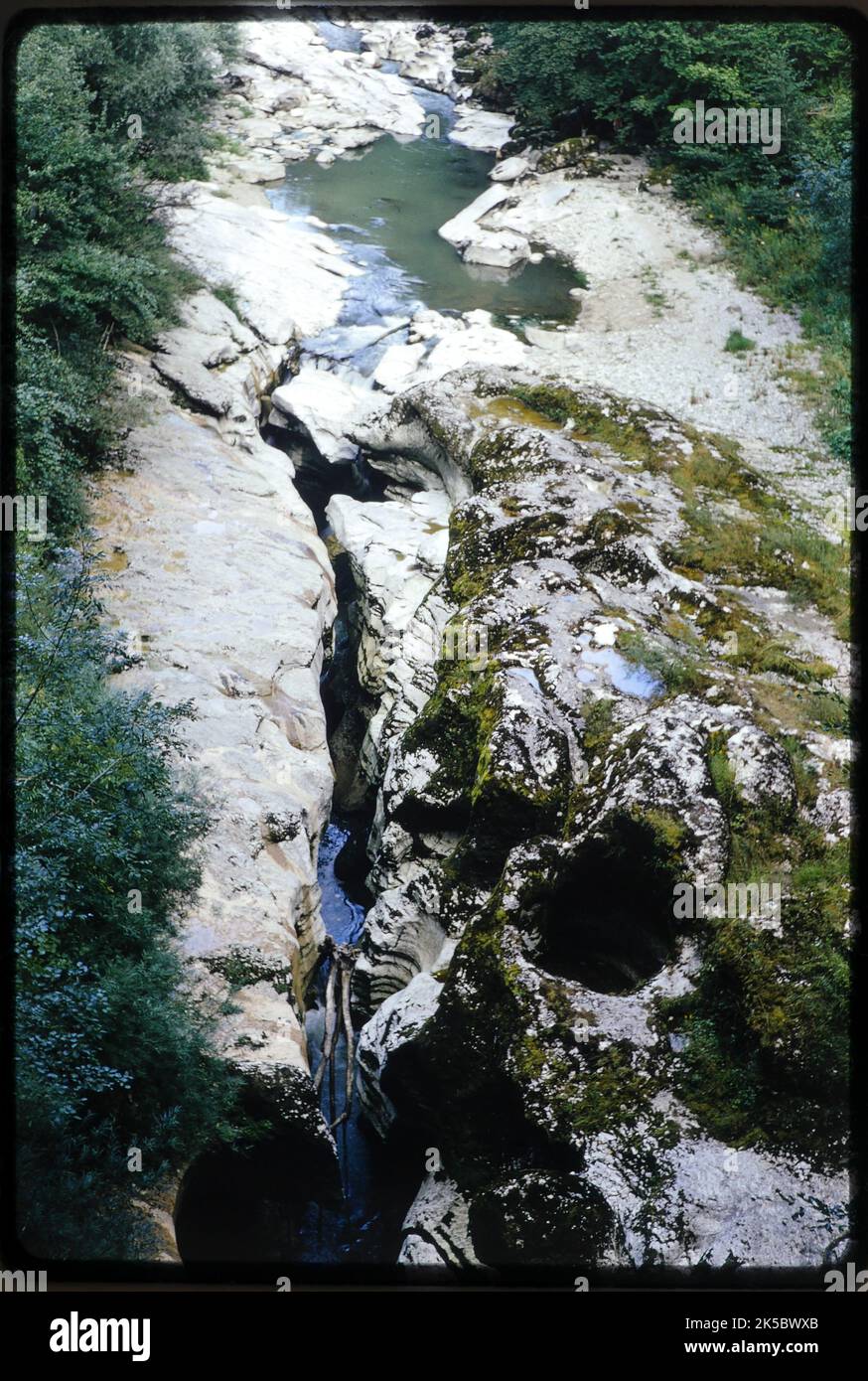 Gorges of the Fier river, Lovagny, Haute-Savoie, France, Haute-Savoie ...