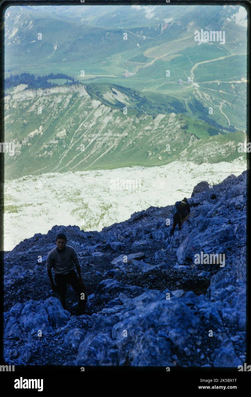 La Clusaz, Aravis chain, Pointe percée summit, Haute-Savoie, France ...