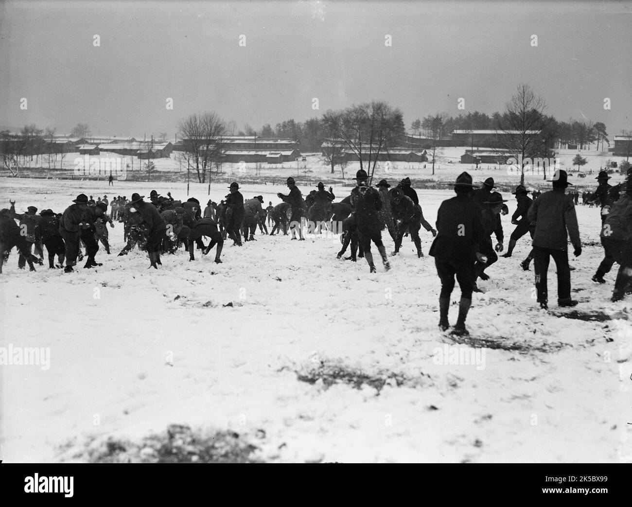 Camp Meade, Maryland - Winter Views, 1917 Stock Photo - Alamy