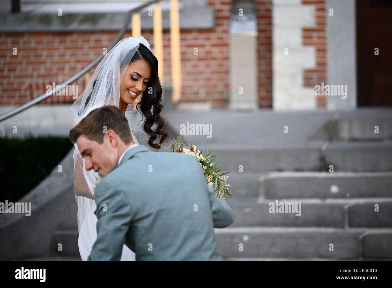 Evenepoel's partner Oumaima Oumi Rayane and Belgian Remco Evenepoel ...