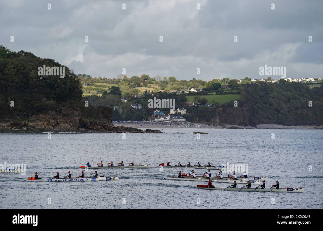 Women's quadruple skulls heat during the World Rowing Championships and ...
