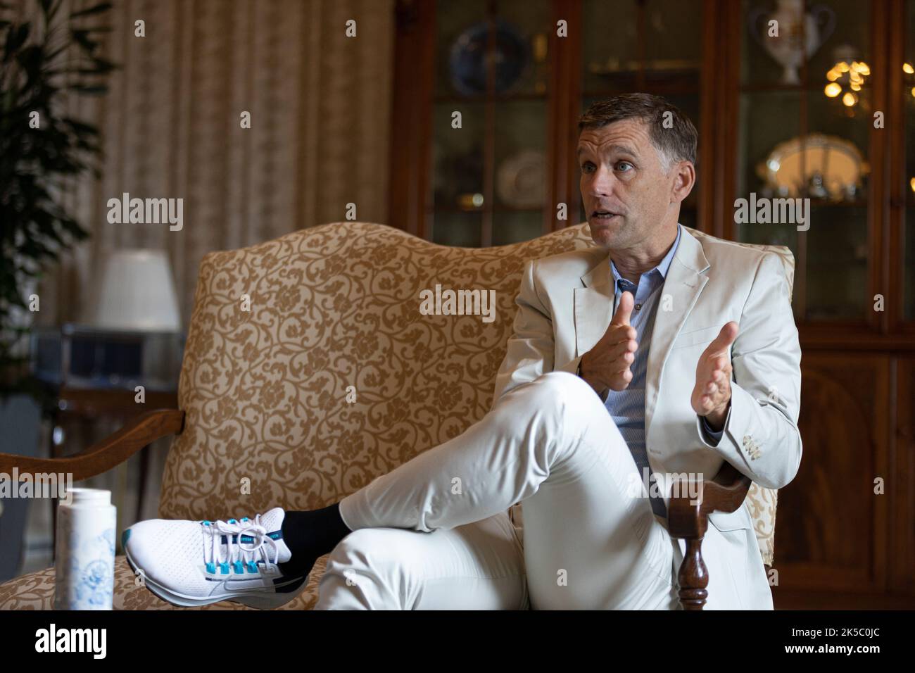 Quebec City mayor Bruno Marchand during an interview at the City hall ...