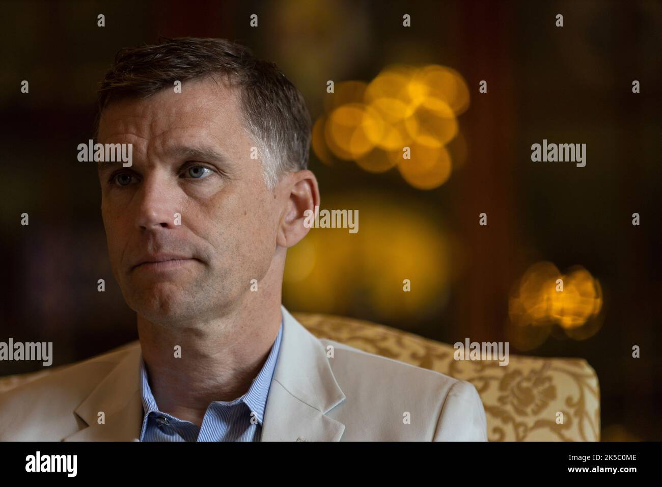 Quebec City mayor Bruno Marchand during an interview at the City hall ...