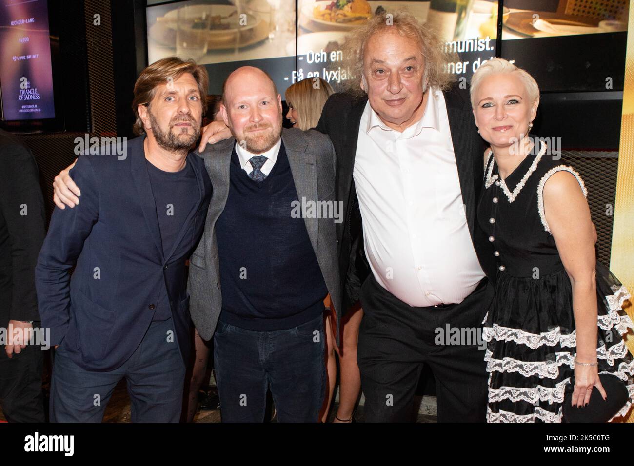 Ruben Östlund, Henrik Dorsin, Zlatko Buric, Vicki Berlin. Vimmel at the ...