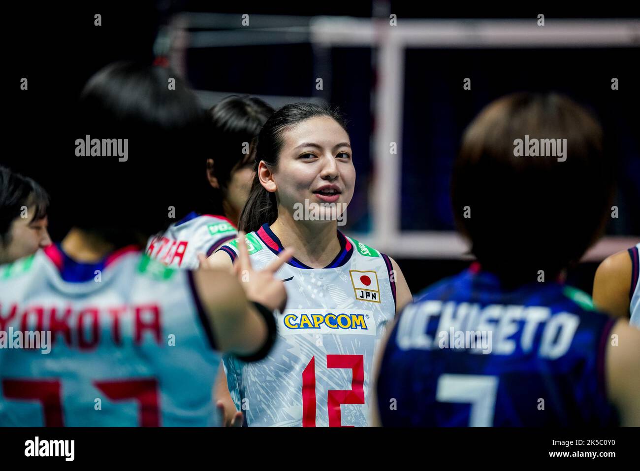 ROTTERDAM, NETHERLANDS - OCTOBER 7: Aki Momii of Japan during the Pool ...