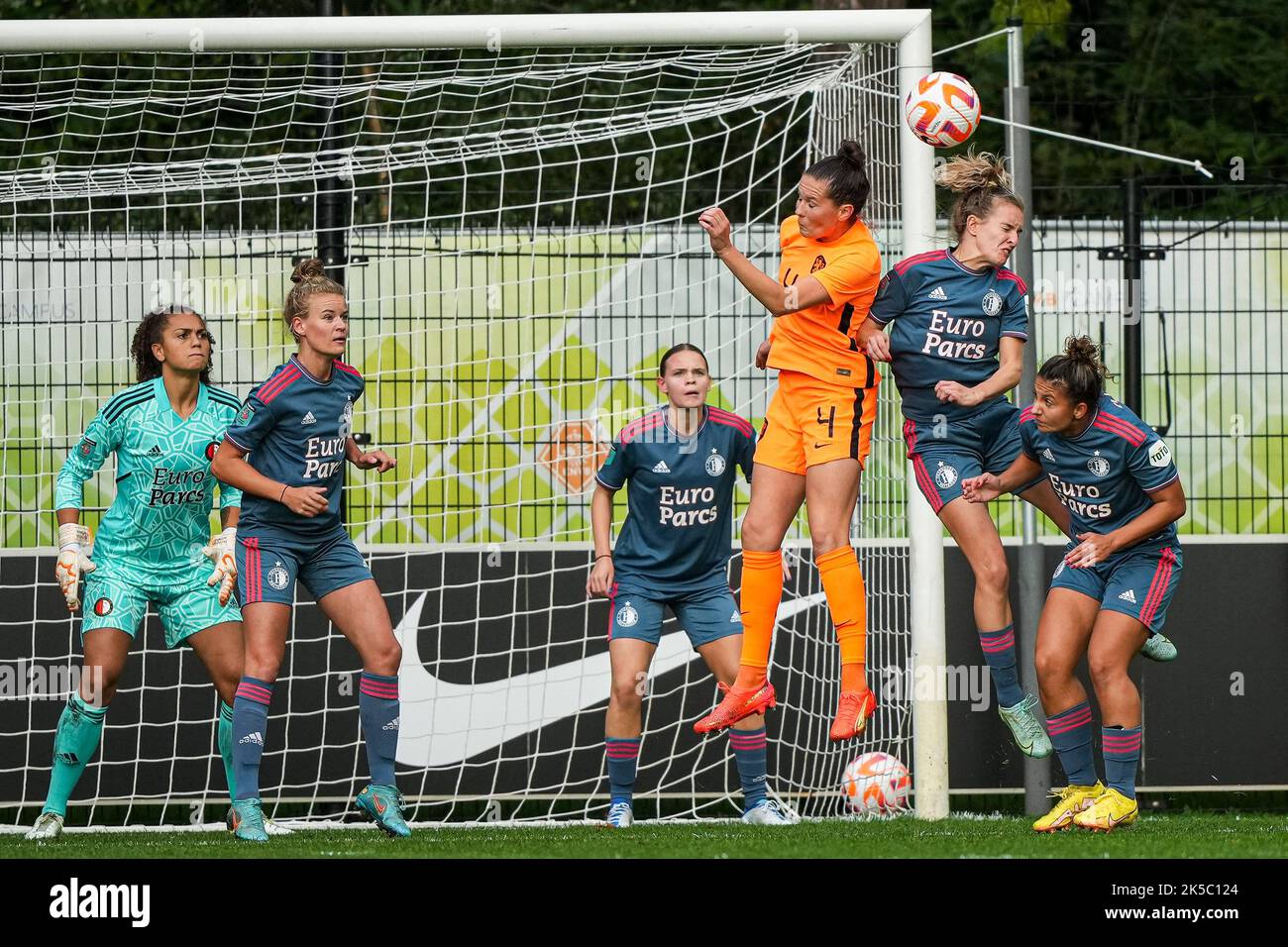 Zeist - Merel van Dongen of Holland women, Maxime Bennink of Feyenoord ...