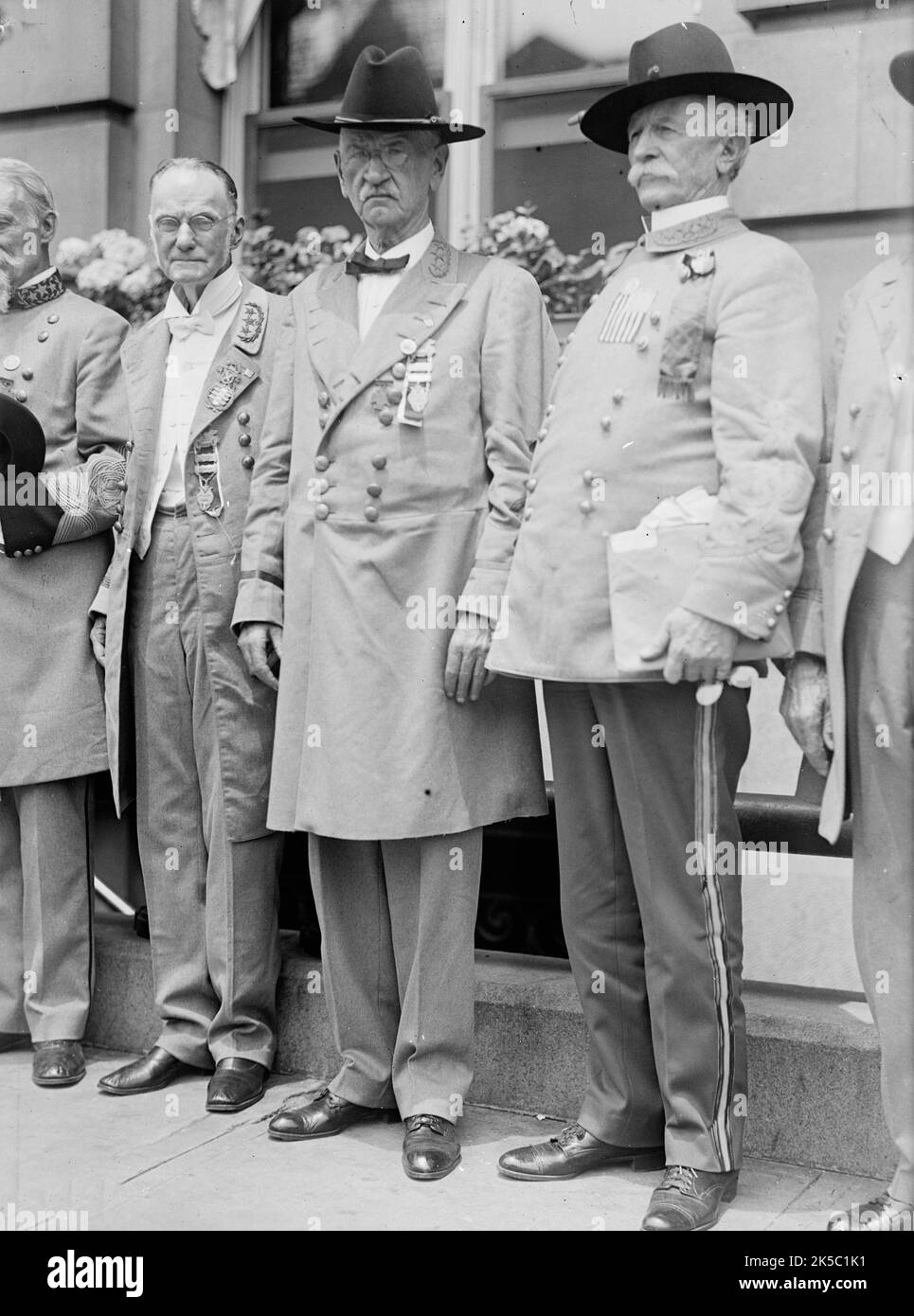 Confederate Reunion - Gen. Harrison of Mississippi, Commander In Chief ...