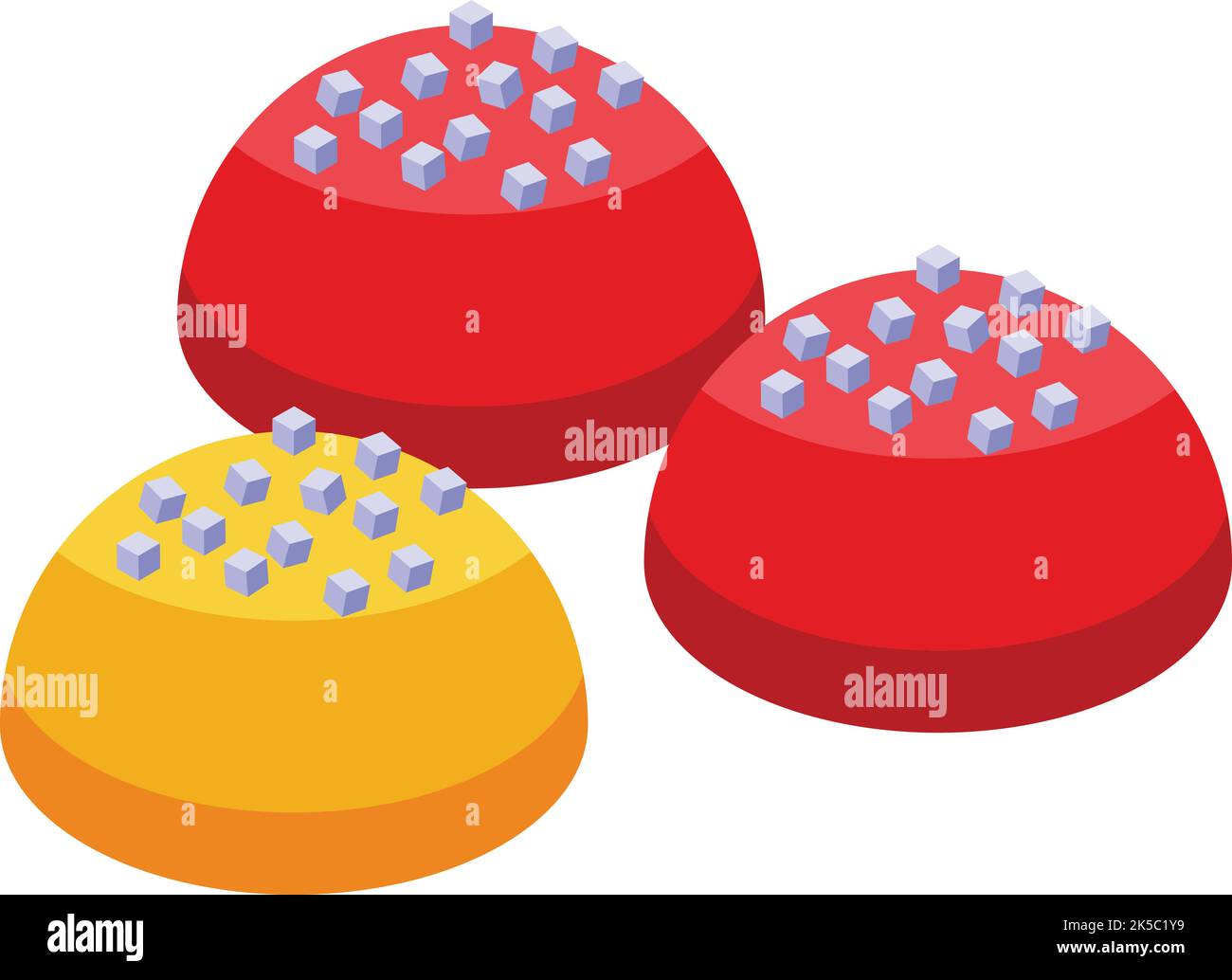Candy jelly icon isometric vector. Gummy bear. Fruit dessert Stock ...