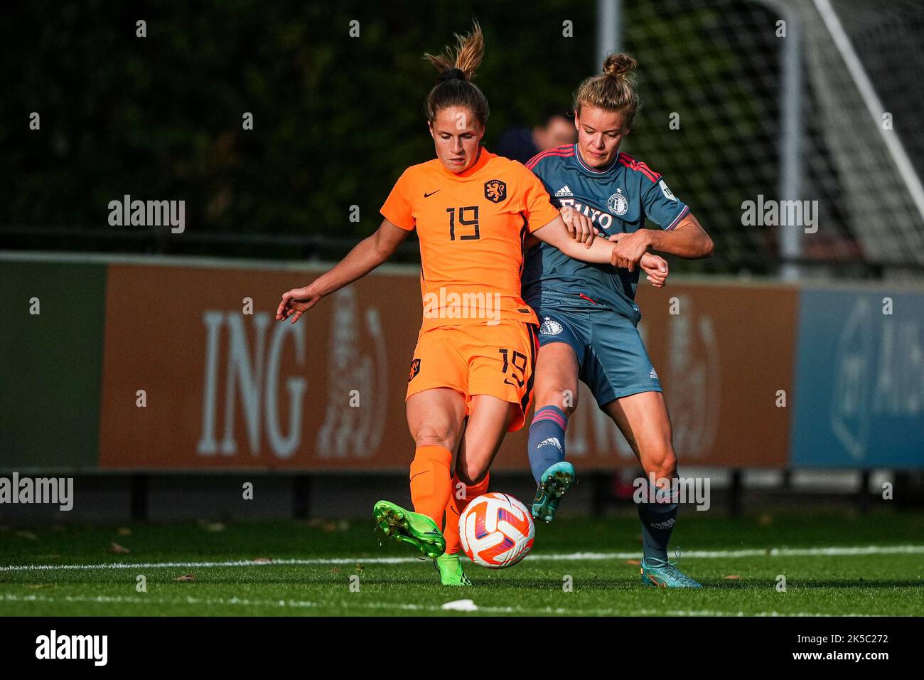 Zeist - Marisa Olislagers of Holland women, Esmee de Graaf of Feyenoord ...