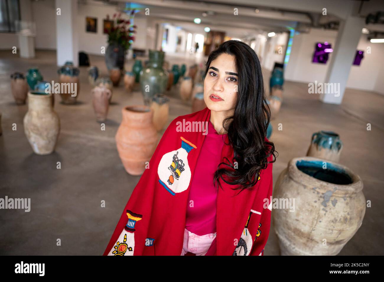 Berlin, Germany. 07th Oct, 2022. Anahita Sadighi, Berlin gallery owner ...
