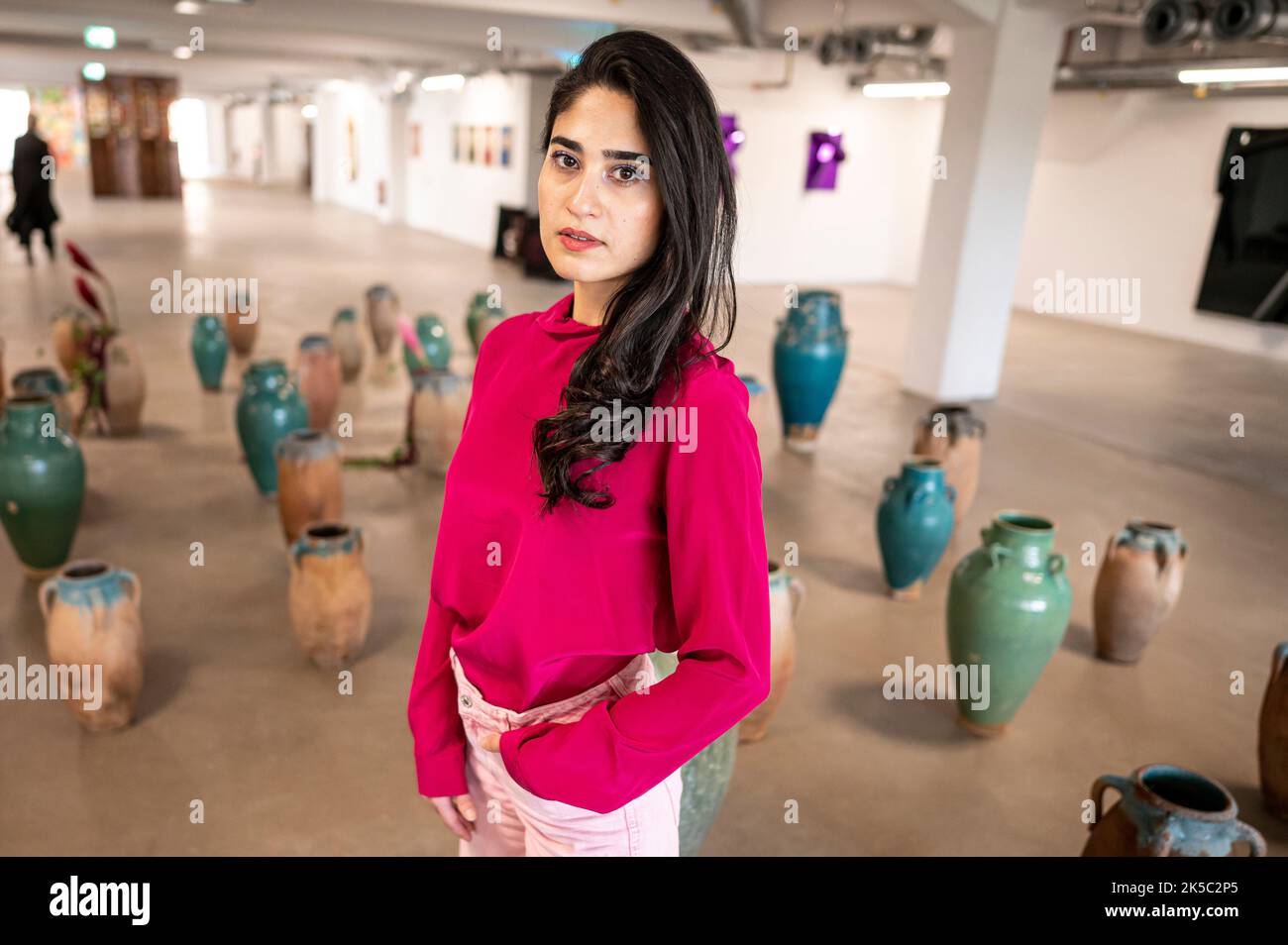 Berlin, Germany. 07th Oct, 2022. Anahita Sadighi, Berlin gallery owner ...