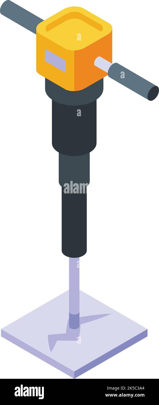 Quarry drill crane Stock Vector Images - Alamy