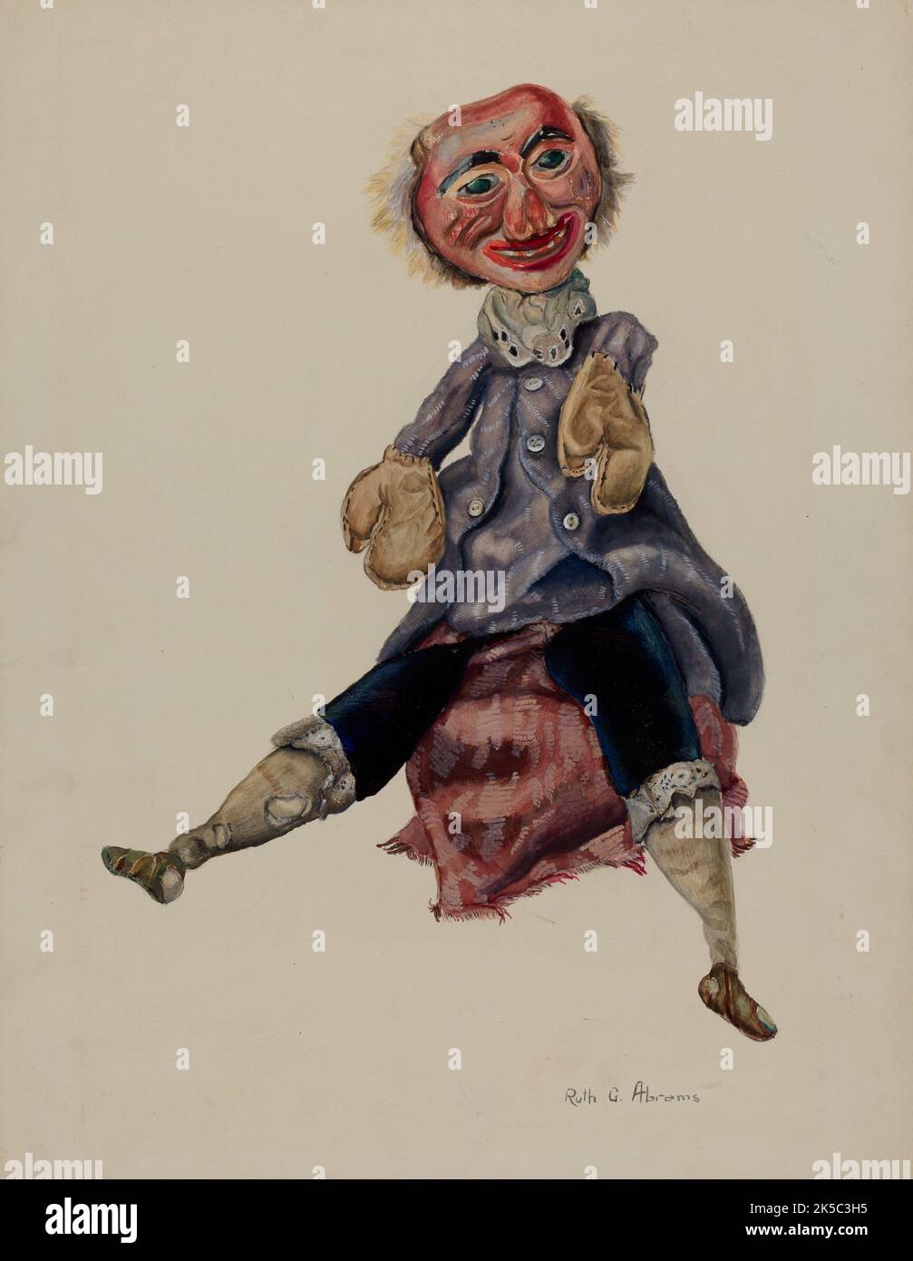 Punch Boxer with Blue Coat, c. 1937 Stock Photo - Alamy