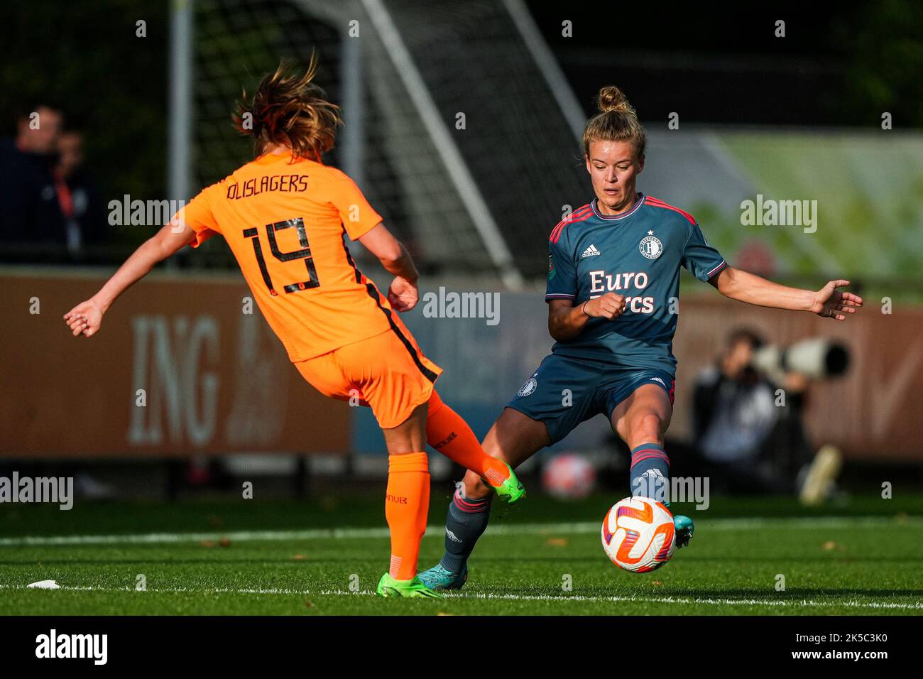 Zeist - Marisa Olislagers of Holland women, Esmee de Graaf of Feyenoord ...