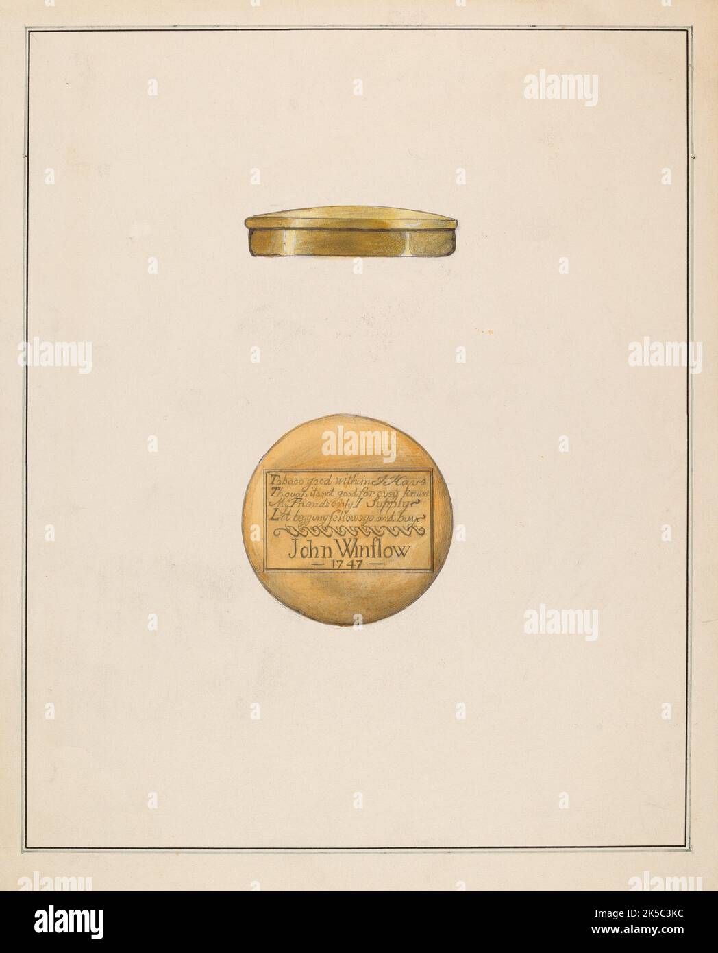 Snuff Box, c. 1936 Stock Photo - Alamy