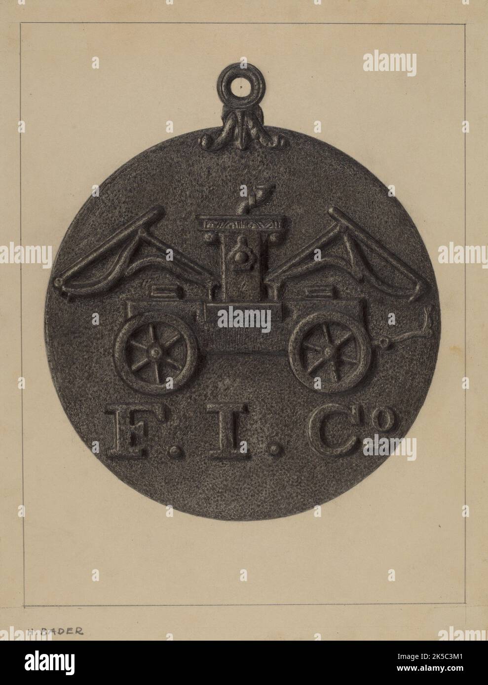 Firemark, c. 1937 Stock Photo - Alamy