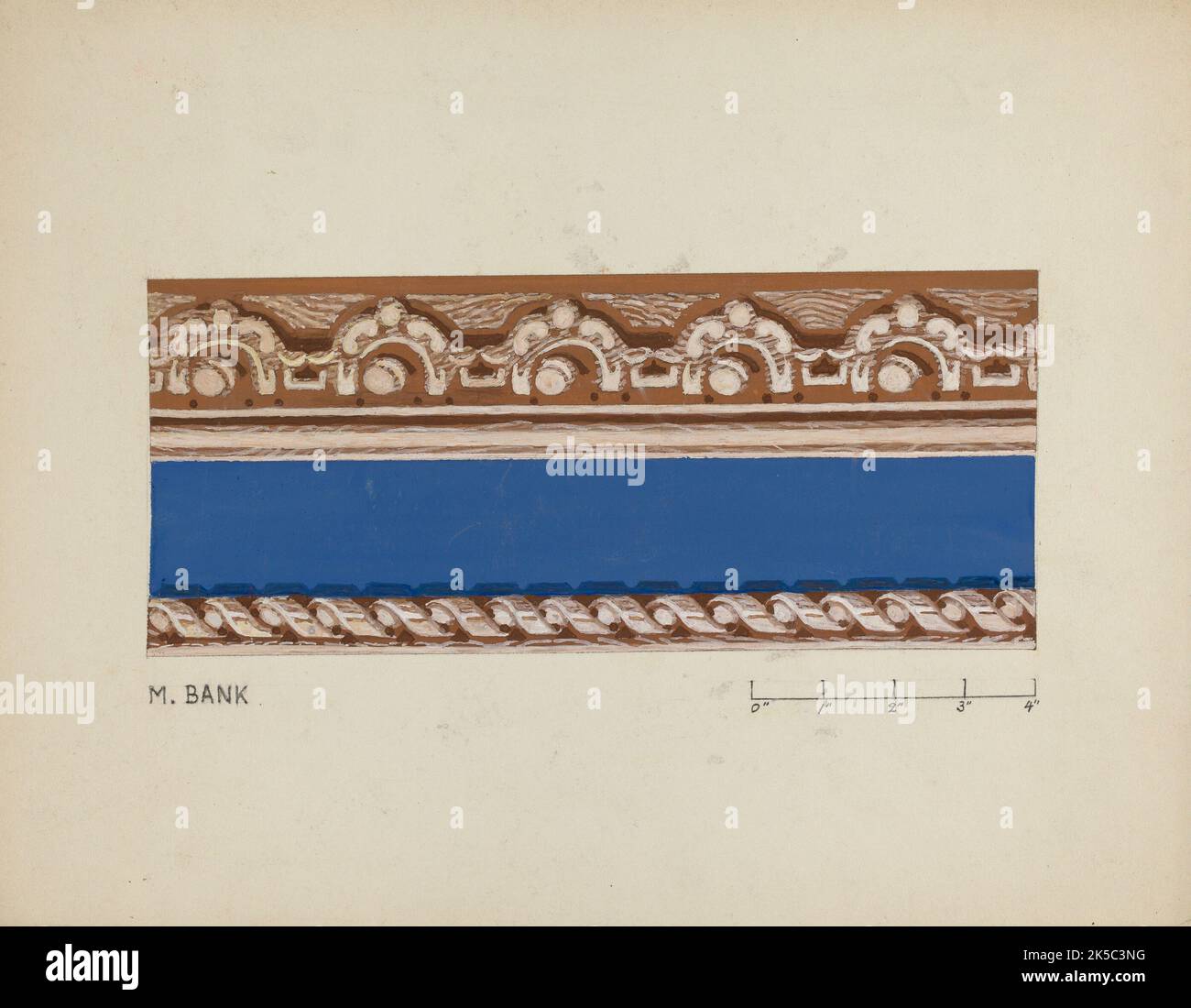 Wall Paper Border, c. 1937 Stock Photo - Alamy