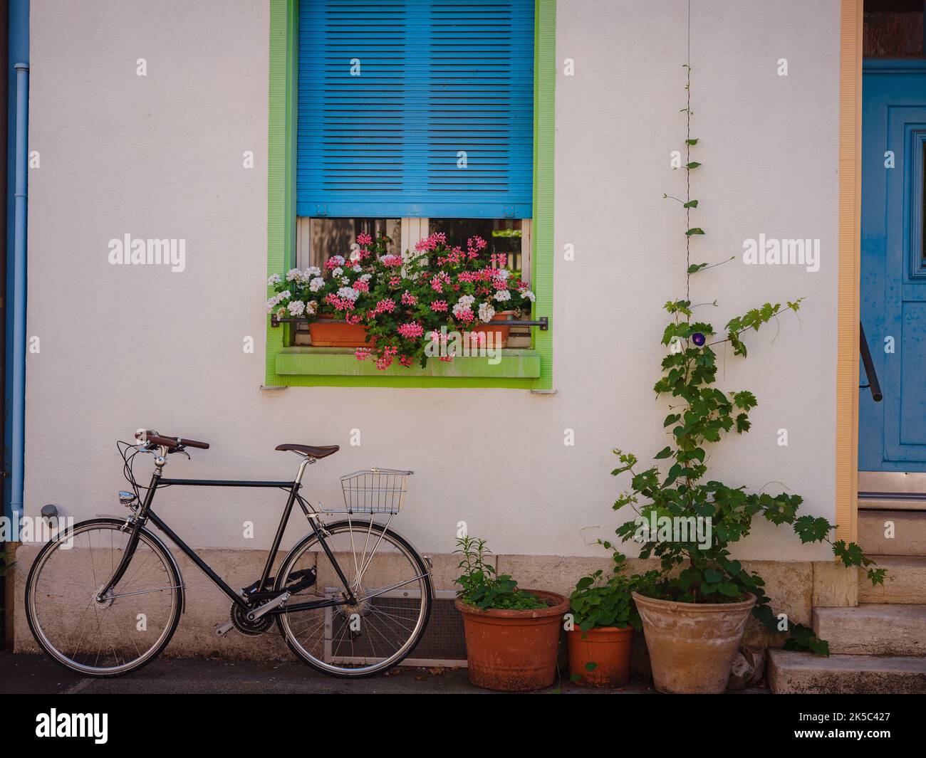 Buildings in the city centre of Basel , Switzerland. Colorful house ...