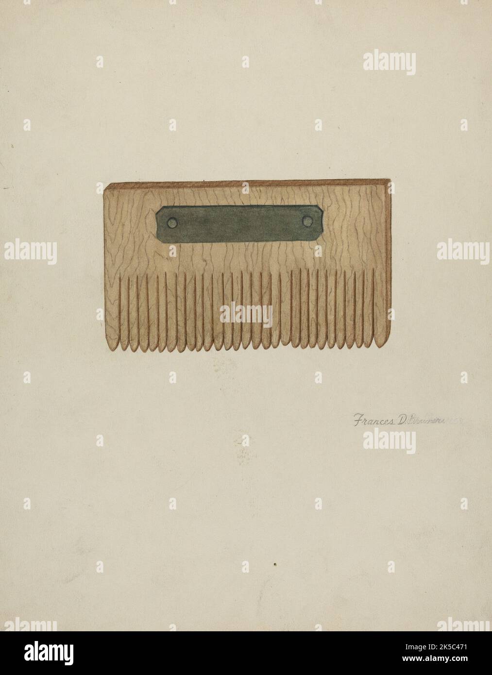 Shaker Seed Comb, 1935/1942 Stock Photo - Alamy