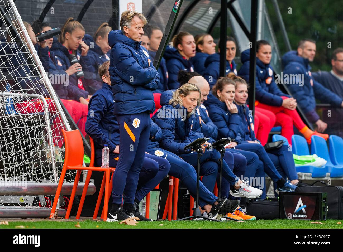 Zeist - Holland women trainer coach Andries Jonker during the match ...