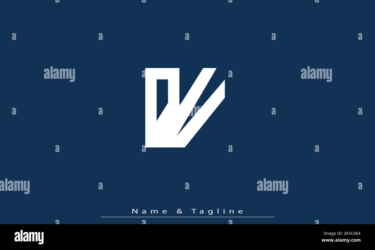 Alphabet letters Initials Monogram logo OV , VO Stock Vector Image ...