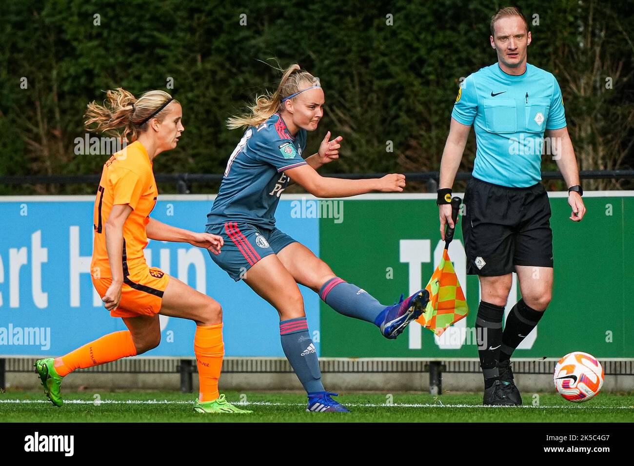 Zeist - Amber Verspaget of Feyenoord V1 during the match between Oranje ...