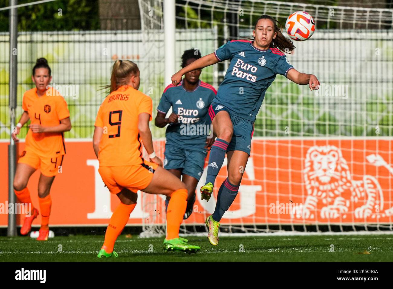 Zeist - Sophie Cobussen of Feyenoord V1 during the match between Oranje ...