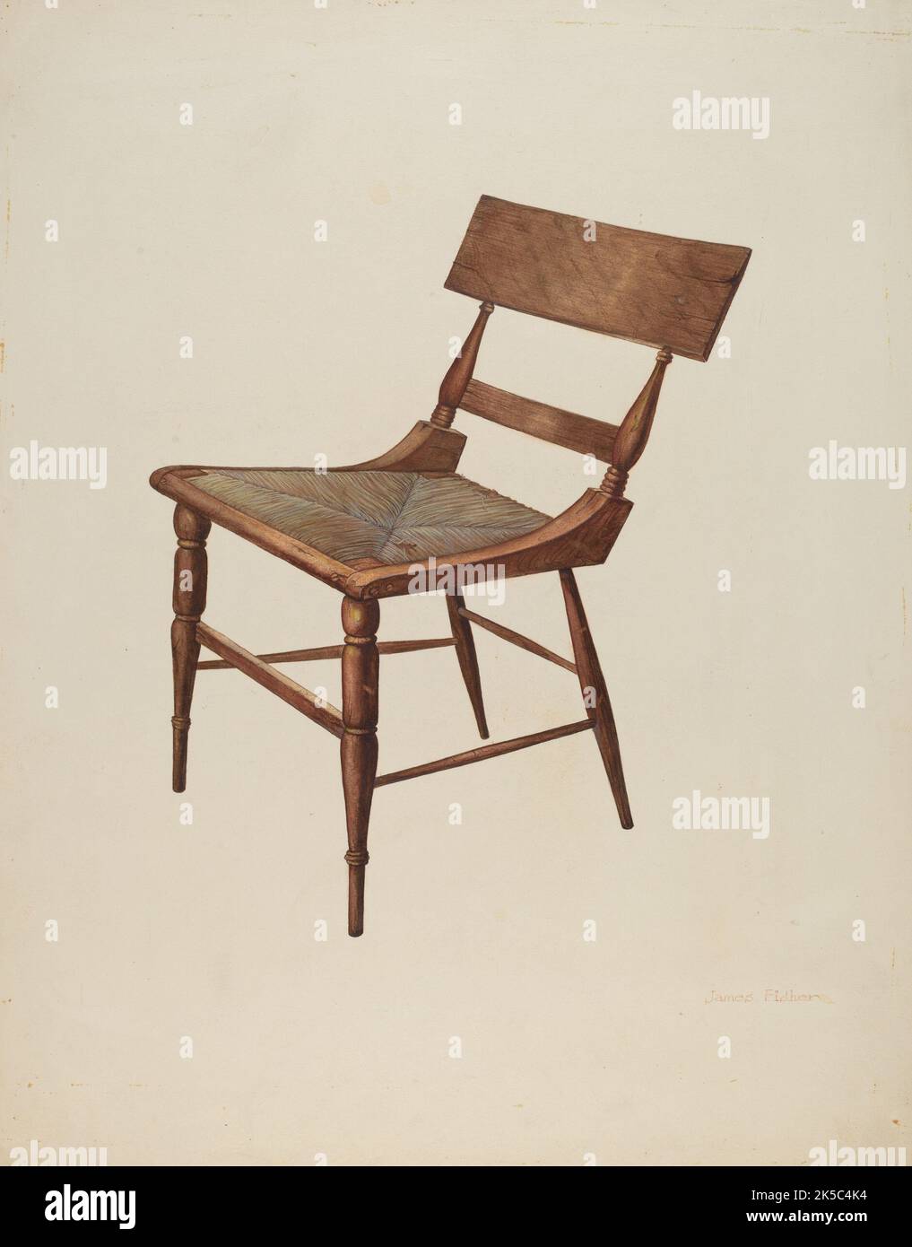 Straw bottom chair hi-res stock photography and images - Alamy