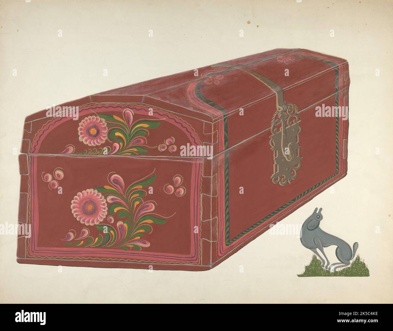 Painted Chest, 1935/1942 Stock Photo - Alamy